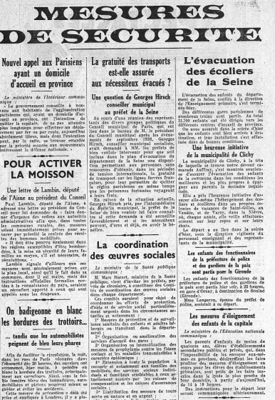 Le 3 septembre 1939 : la France déclare la guerre à l’Allemagne, mais ...