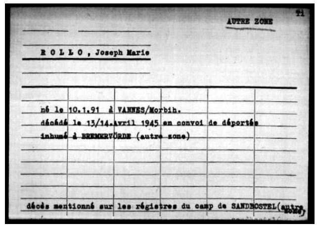 La disparition de Joseph Rollo il y a 80 ans – Centre de Recherche de ...